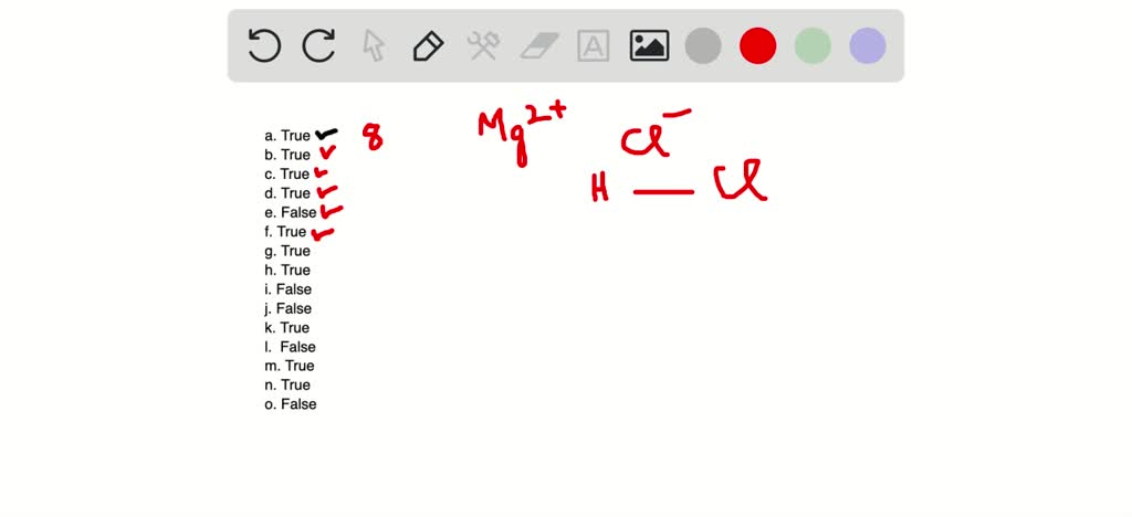 SOLVED:Answer true or false. (a) According to the Lewis model of ...