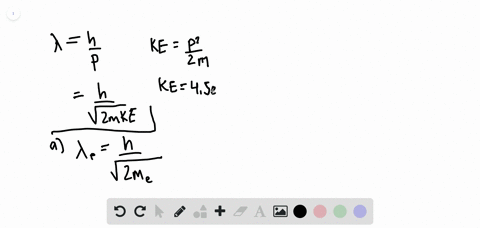 SOLVED:De Broglie postulated that the relationship λ=h / p is valid for ...