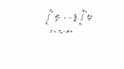 SOLVED:Equation 2.12 provides the relationship between pressure and ...