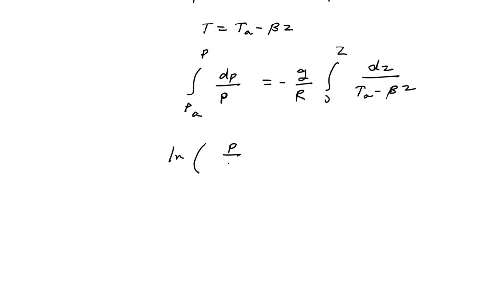 SOLVED:Equation 2.12 provides the relationship between pressure and ...
