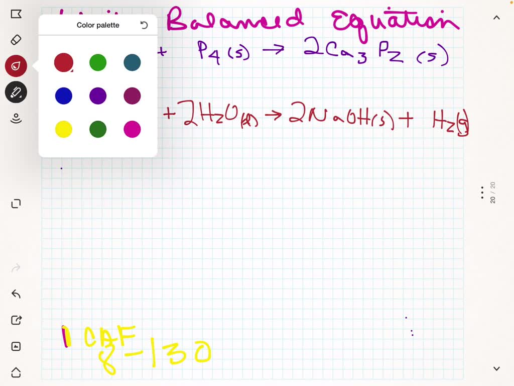 SOLVED:Write a balanced chemical equation for each reaction: (a ...