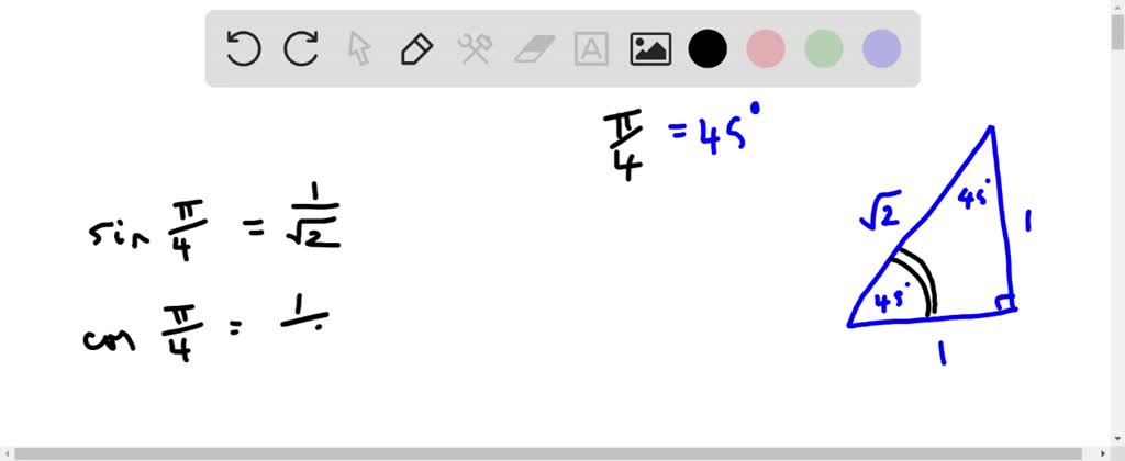 ⏩SOLVED:Calculate each of the six trigonometric functions at angle ...