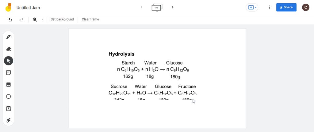 Write a chemical equation, using molecular formulas, for the reaction ...
