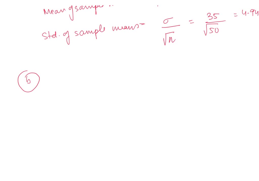 Solved A Population Has Mean 557 And Standard Deviation 35 A Find