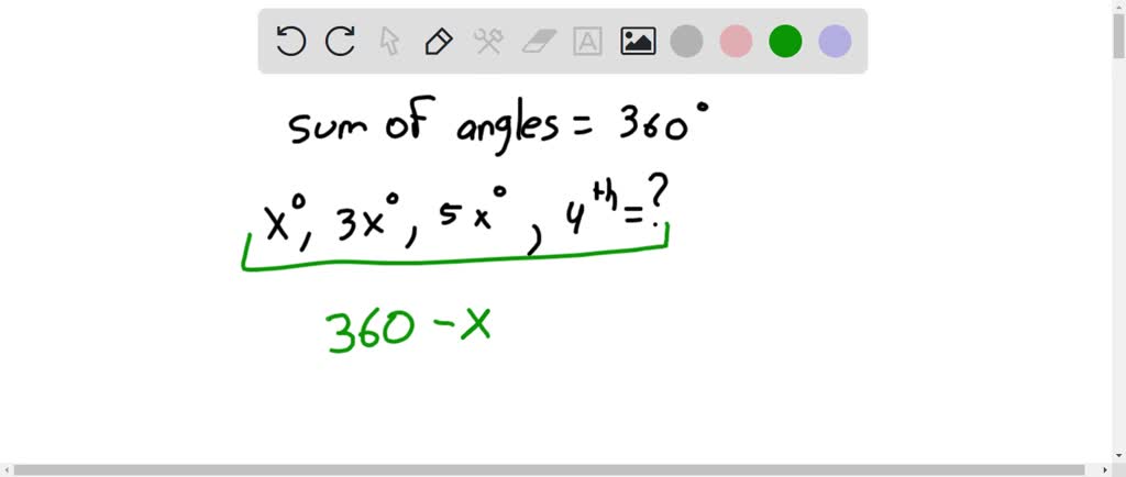 A quadrilateral has three acute angles each measures 80^∘. What is the ...