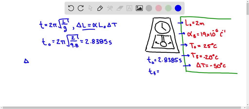 SOLVED:A clock based on a simple pendulum is situated outdoors in ...