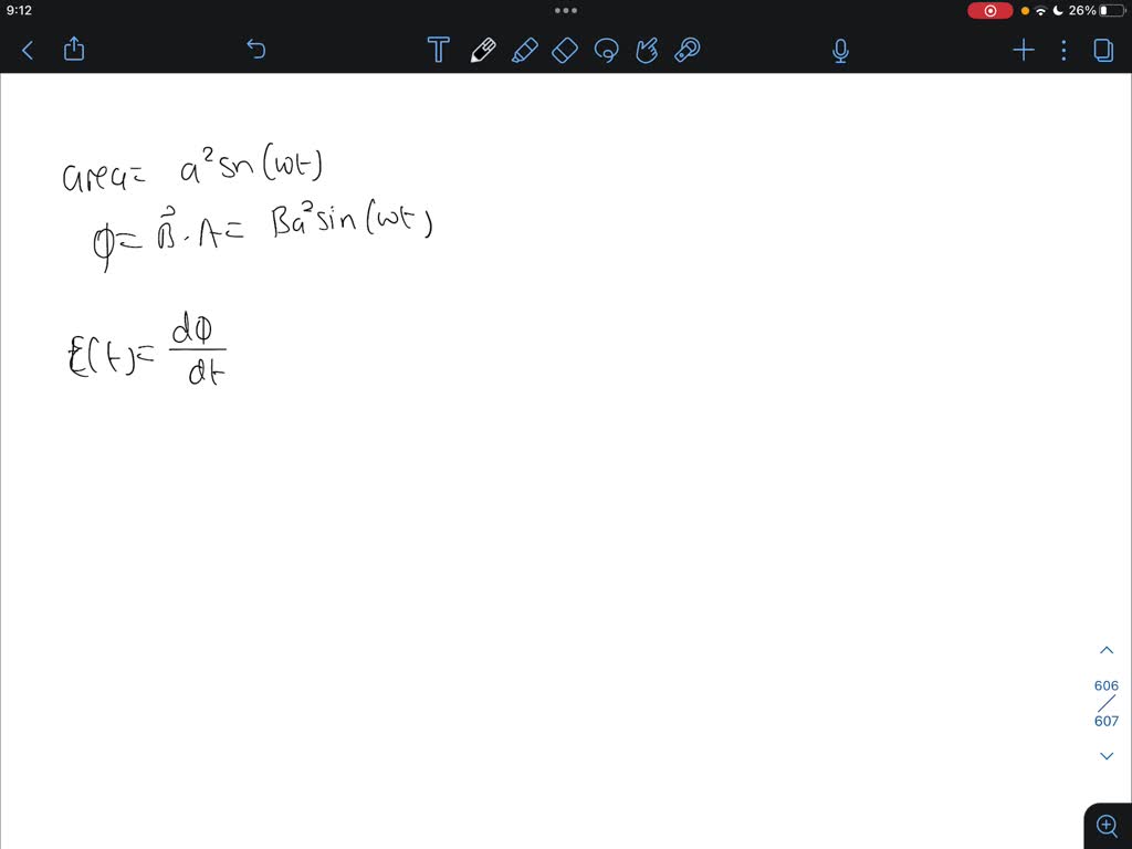 A square loop (side a ) is mounted on a vertical shaft and rotated at angular velocity ω(Fig. 7. ...