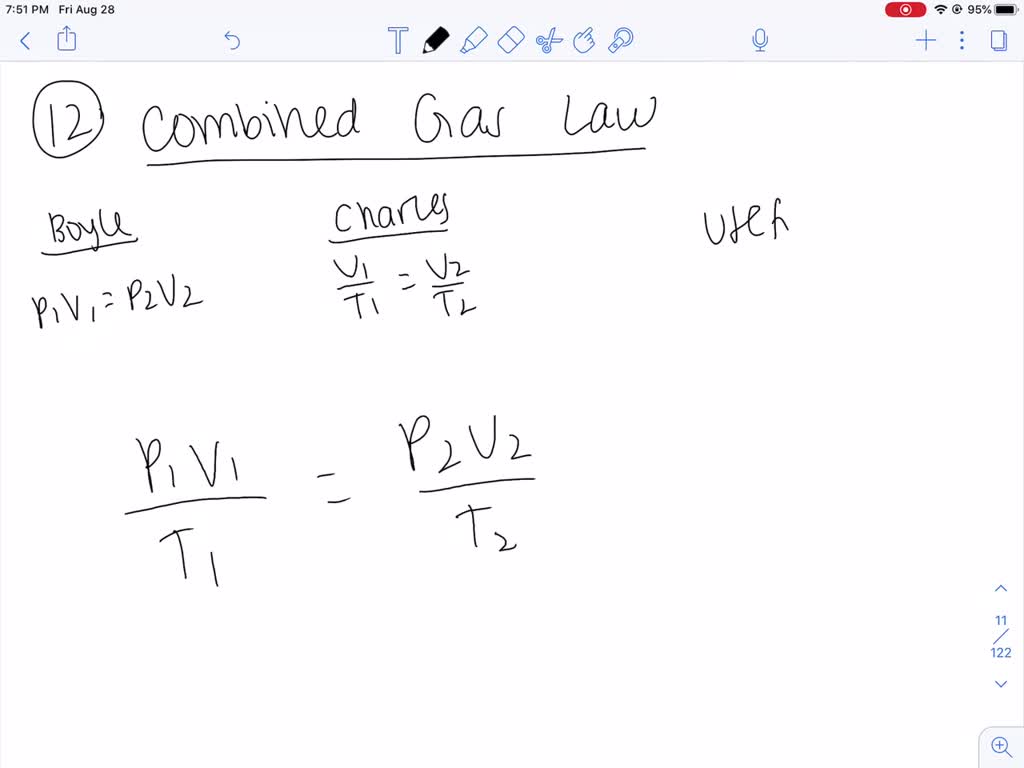 SOLVED: What is the combined gas law? Why is it important? | Numerade