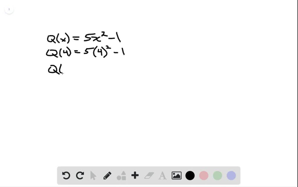 SOLVED If P x x 2 x 1 And Q x 5 X 2 1 Find The Following See