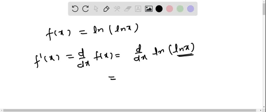 SOLVED:Use the given function f. f(x)=-ln(-x) SOLVED:Use the given function f. f(x)=-ln(-x)