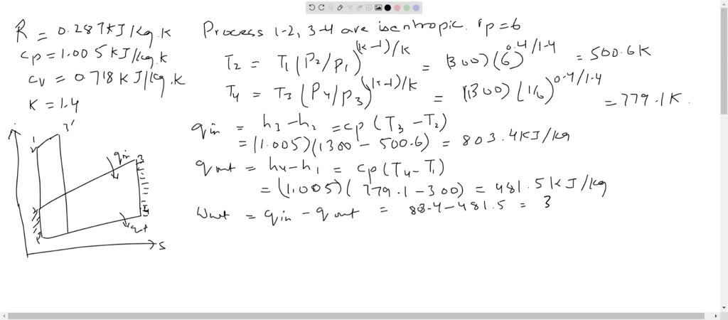 SOLVED:Repeat Prob. 9-170 using constant specific heats at room temperature.