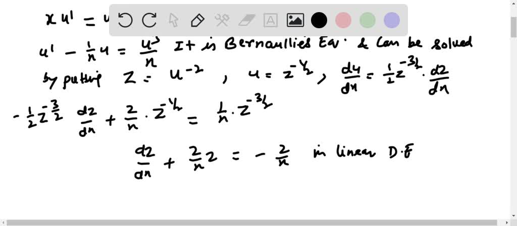 In Problems 13 And 14 Show That The Substitution U Y Leads To A
