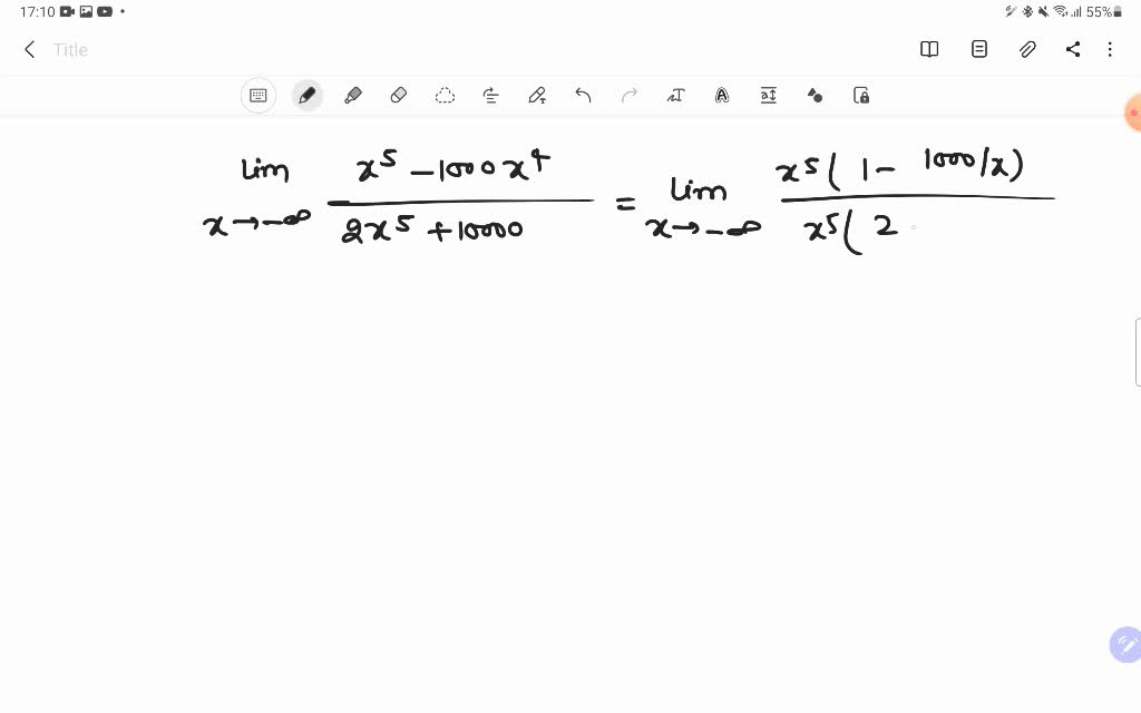 SOLVED:Calculate the limits in Exercises 21-72 algebraically. If a limit does not exist, say why ...