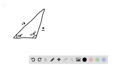 SOLVED:For the following exercises, find the length of side x . Round ...