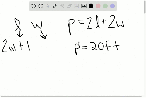 SOLVED:Find the dimensions of a rectangle whose length is a foot longer than twice its width and ...