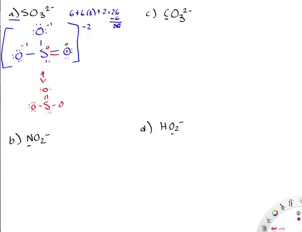SOLVED:The following polyatomic anions involve covalent bonds between O ...