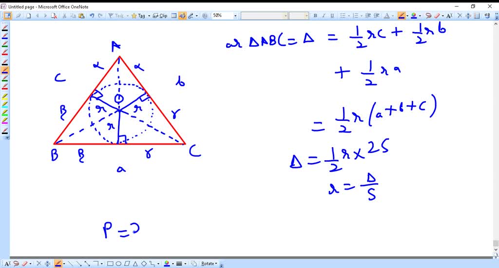 If α, β, γare the length of altitudes of triangle ABC, then, in the usual notation (1)/(α)+(1 ...
