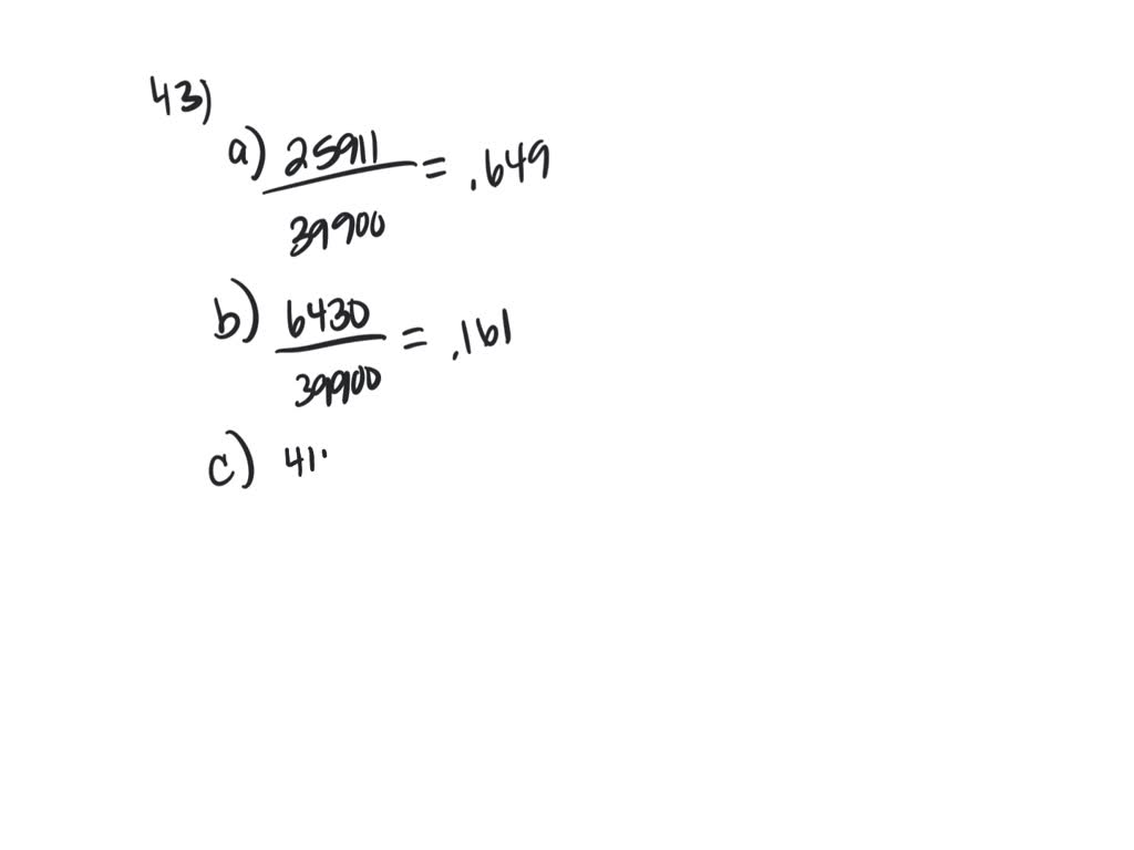 SOLVED:The following data represent the number of drivers involved in ...