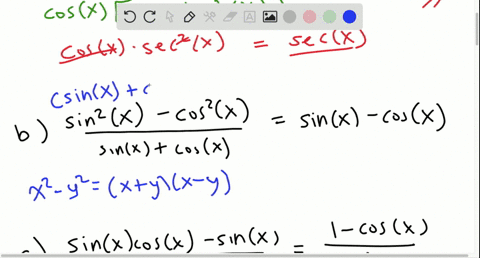 SOLVED:Use factoring to help to prove each identity for all permissible ...