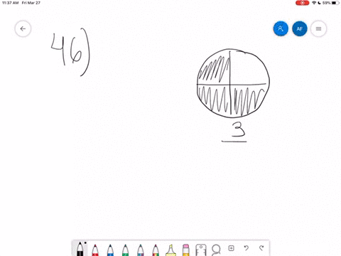 SOLVED:In the following exercises, use fraction tiles or draw a figure ...