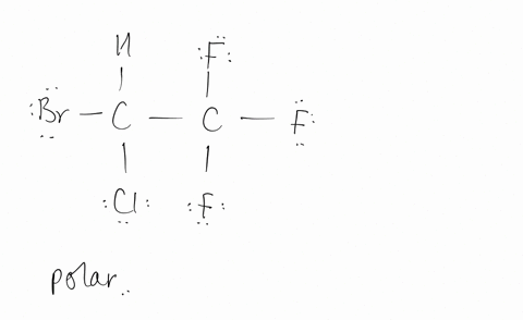 SOLVED:Halomethane, which had been used as an anesthetic, has the ...