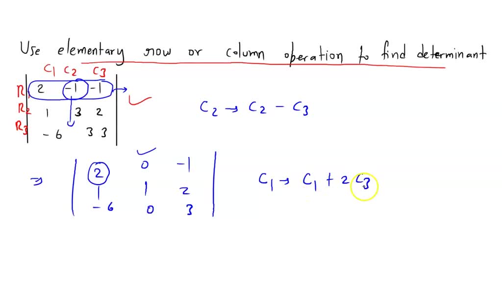 In Exercises 1 6 Use Elementary Column Operations To Create Zeros In The Last Two Entries In 4416