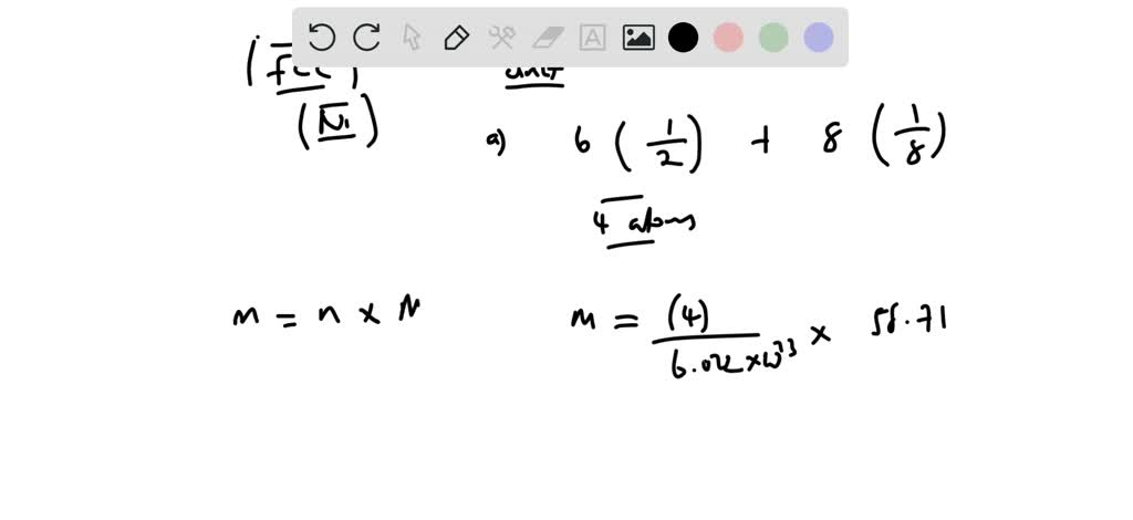 Determine the repeat distance, linear density, and packing fraction for ...