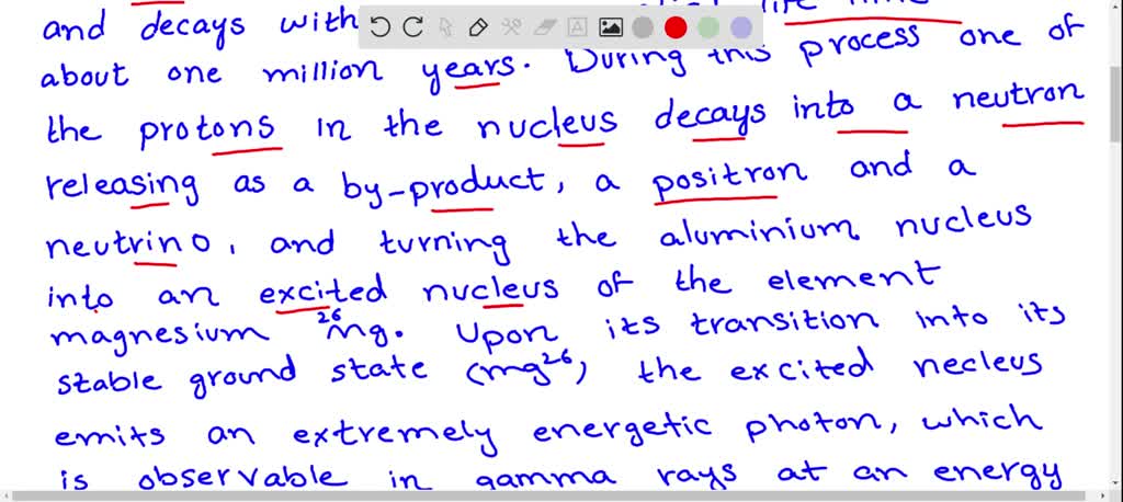 SOLVED:Radioactive aluminum- 26 is used to study the mobilization of ...