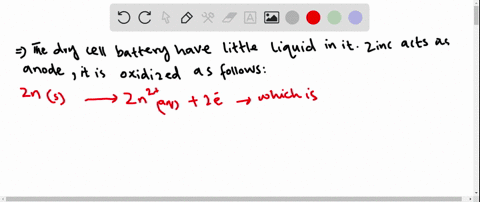 SOLVED: Use chemical equations to describe a Leclanché dry cell or ...