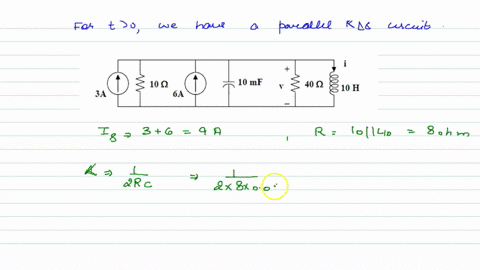 SOLVED: For the circuit in Fig. 8.94, find i(t) for t > 0. | Numerade