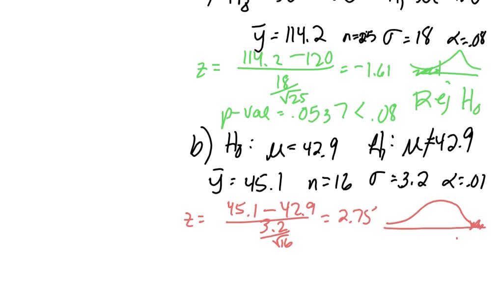 ⏩SOLVED:Calculate the P-values for the hypothesis tests indicated in ...