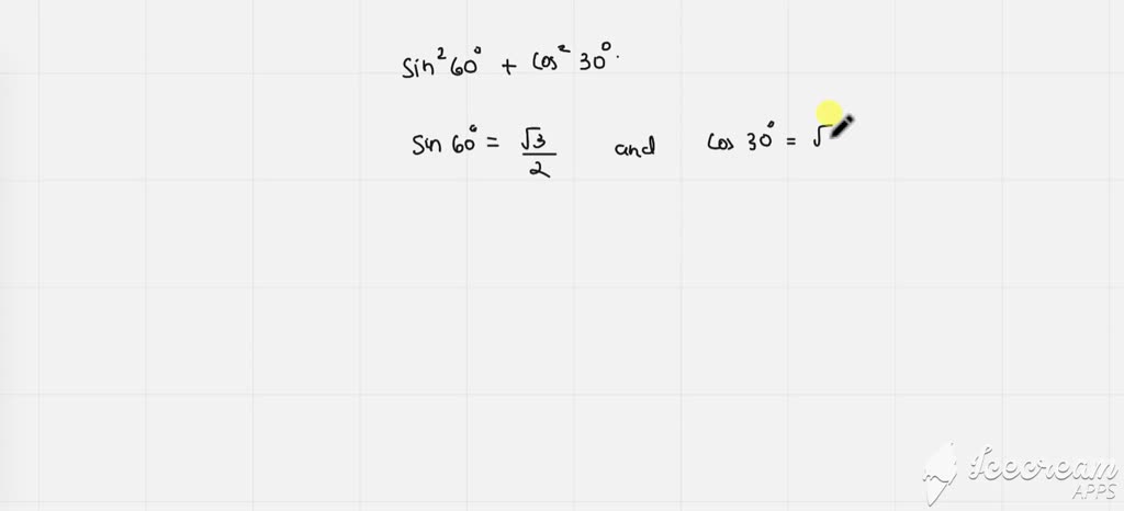 Find the exact value of each expression. Do not use a calculator. sin^2 ...