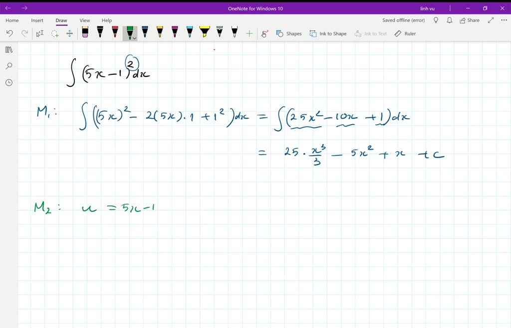 SOLVED a Evaluate int 5 X 1 2 mathrm d mathrm x By Two
