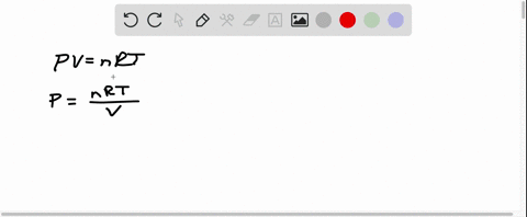 SOLVED:Use the ideal gas law to show that the partial pressure of a gas ...