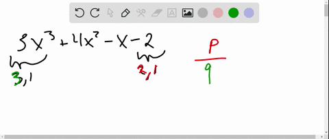 SOLVED:A polynomial function P and its graph are given. (a) List all possible rational zeros of ...