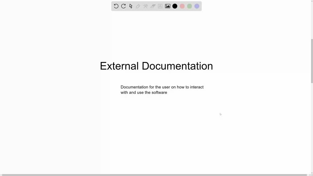 SOLVED:Give some examples of documentation.