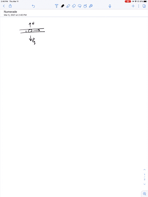 SOLVED:For each problem, draw a motion diagram, a force identification ...