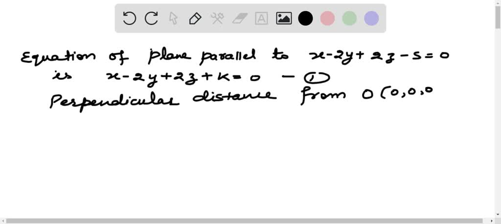 SOLVED:The equation of planes which are parallel to plane x+2 y+2 z=1 ...