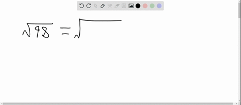 SOLVED:Simplify completely. If the radical is already simplified, then ...