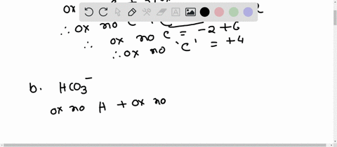 SOLVED:Calculate the oxidation number for carbon in the following ...
