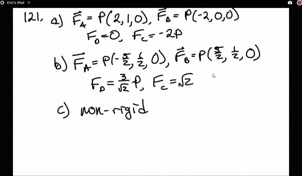 SOLVED:Each of the frames shown consists of two L-shaped members ...