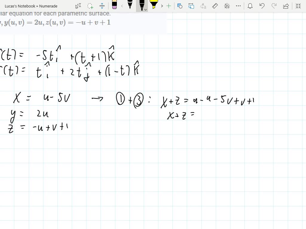 SOLVED:(a) Identify the coordinate curves for u=0 and v=0 of each parametrization 𝐫(u, v)=x(u, v ...