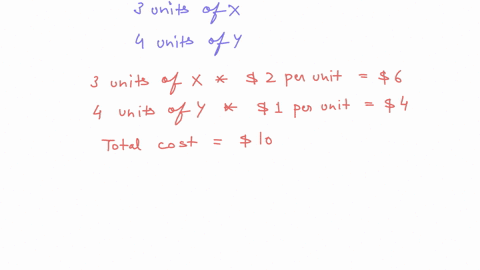 You are choosing between two goods, X and Y, and your marginal utility ...