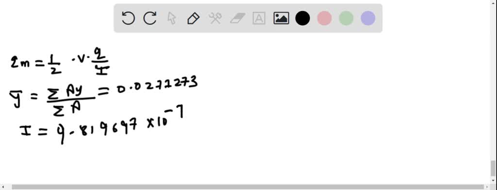 SOLVED:7-61. The assembly is subjected to a vertical shear of V=7 kip ...
