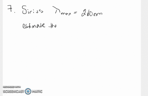 SOLVED:Sirius, one of the hottest known stars, has approximately a ...