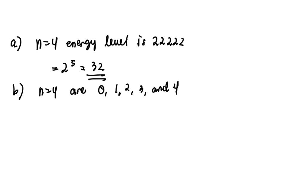 ⏩SOLVED:(a) Including the electron spin, what is the degeneracy of ...