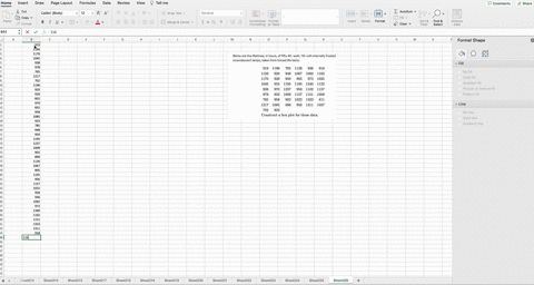 VIDEO solution:Below are the lifetimes, in hours, of fifty 40 -watt ...