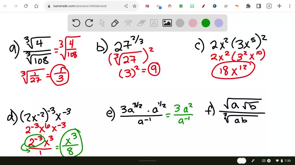 SOLVED:Roots can be written as fractional exponents. For example, √(x ...