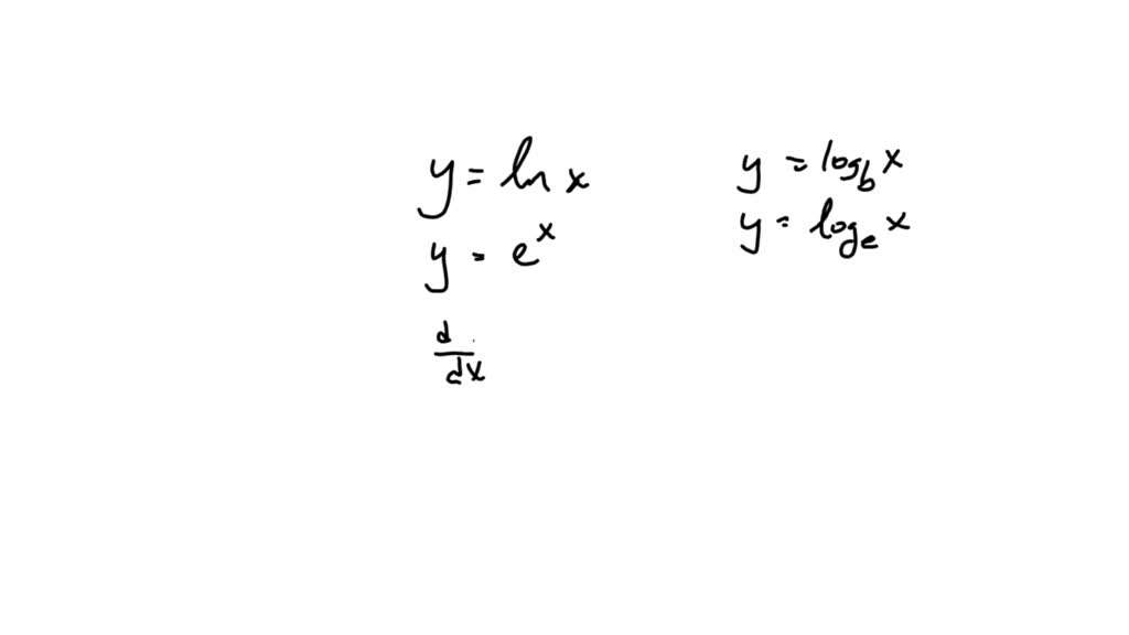 Explain why the natural logarithmic function y = lnx is used much more ...