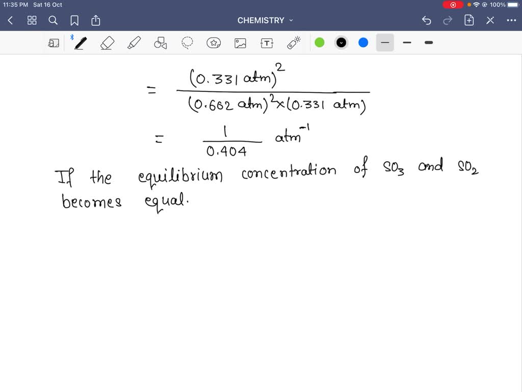 SOLVED:In an equilibrium reaction, 2 SO2( g)+O2( g) ⇌2 SO3( g), the ...